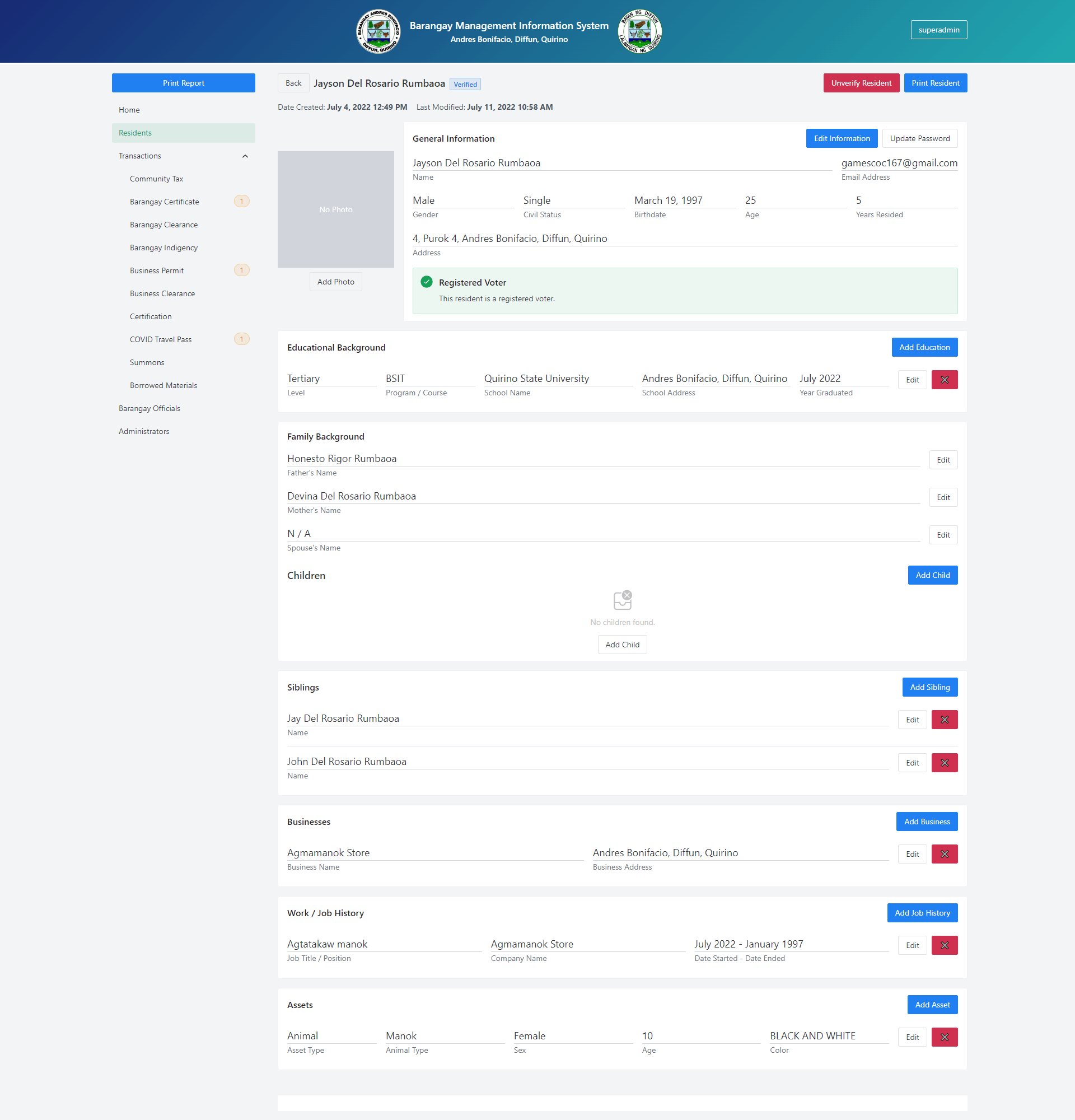 Dante Dueñas Portfolio